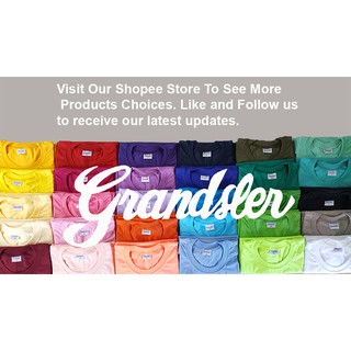 Grandsler Adult T-Shirt Round Neck Plain (Violet) | Shopee Philippines