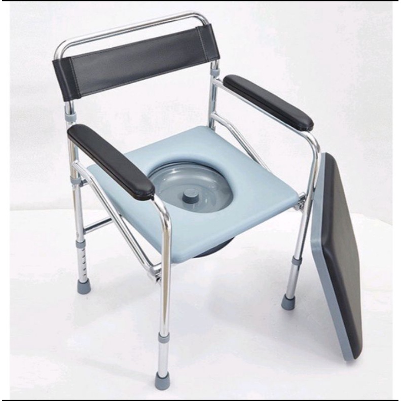 Commode chair with seat foam Foldable | Shopee Philippines