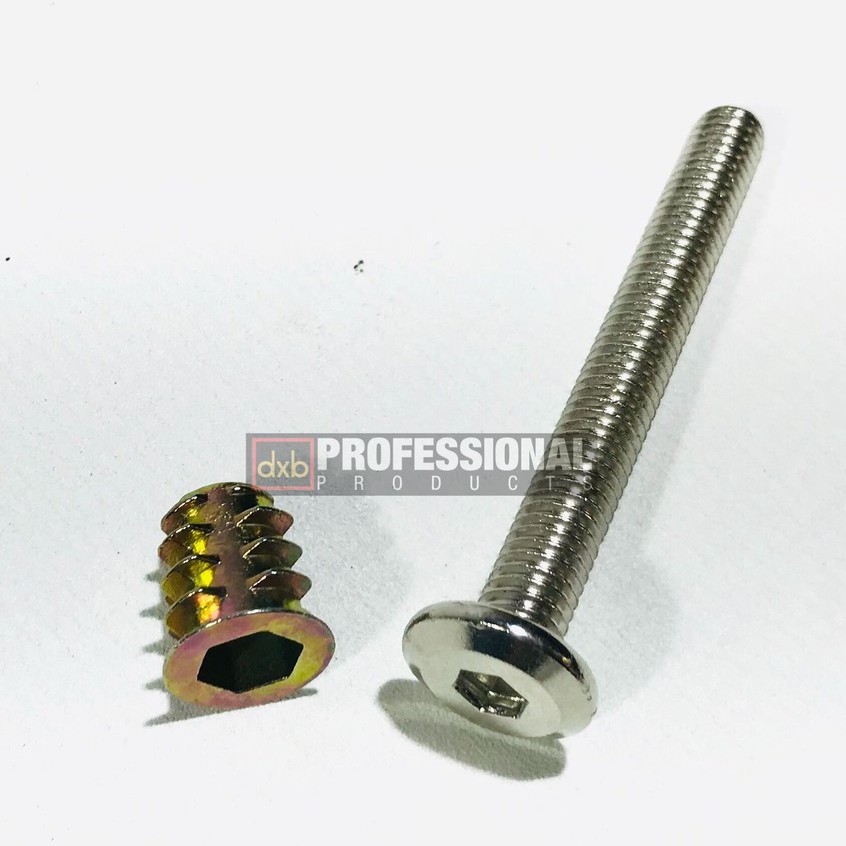 Dxb Alen Bolt And Nut For Speaker Box Cover 15inches X 6mm Stainless Steel Bolt Shopee