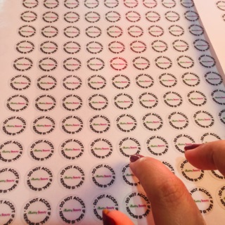 Transparent Round Seal / Sticker Seal /DO NOT ACCEPT IF SEAL IS BROKEN ...