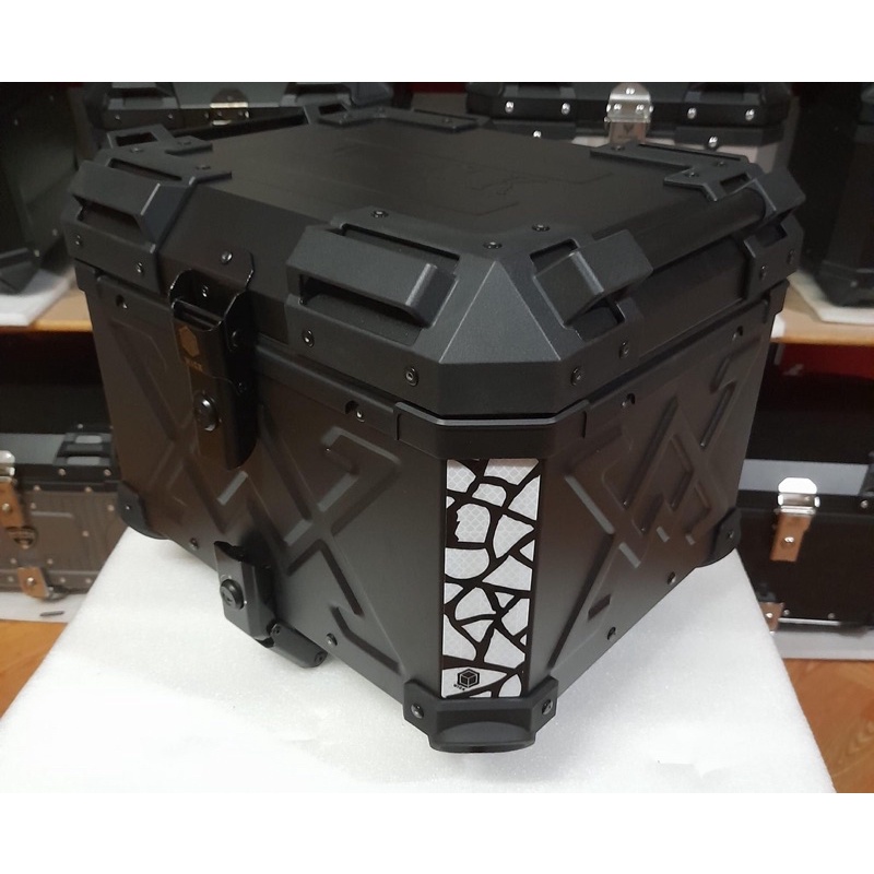 WICK 45LITERS WITH BACKREST ALLOY TOPBOX | Shopee Philippines