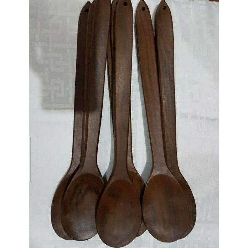 Laddle Medium size ( magkono wood ) | Shopee Philippines