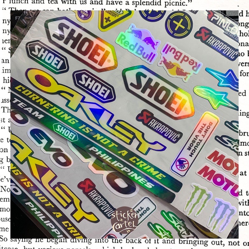 Helmet Lens Stickers / Helmet Visor Stickers V2 | Shopee Philippines
