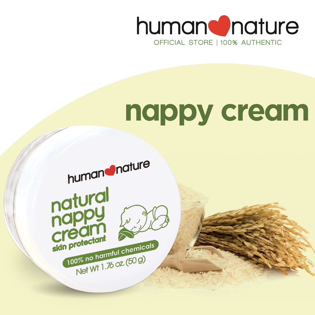 Human Nature Natural Nappy Cream 50g | Shopee Philippines