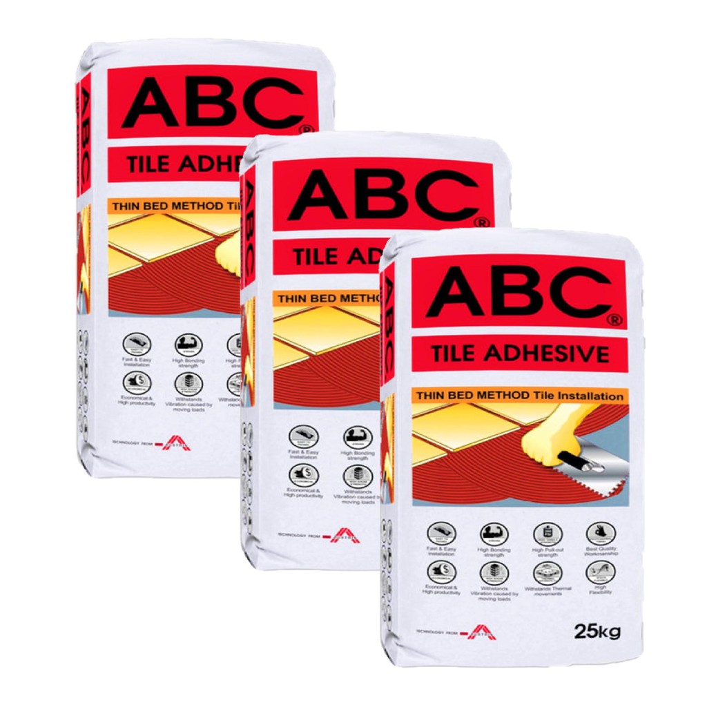 ABC Tile Adhesives 25kg | Shopee Philippines