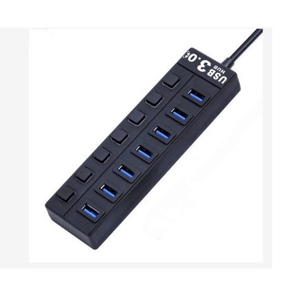 Universal XL-5068 3.0 USB hub 1.2M cable with 7 ports super speed ...