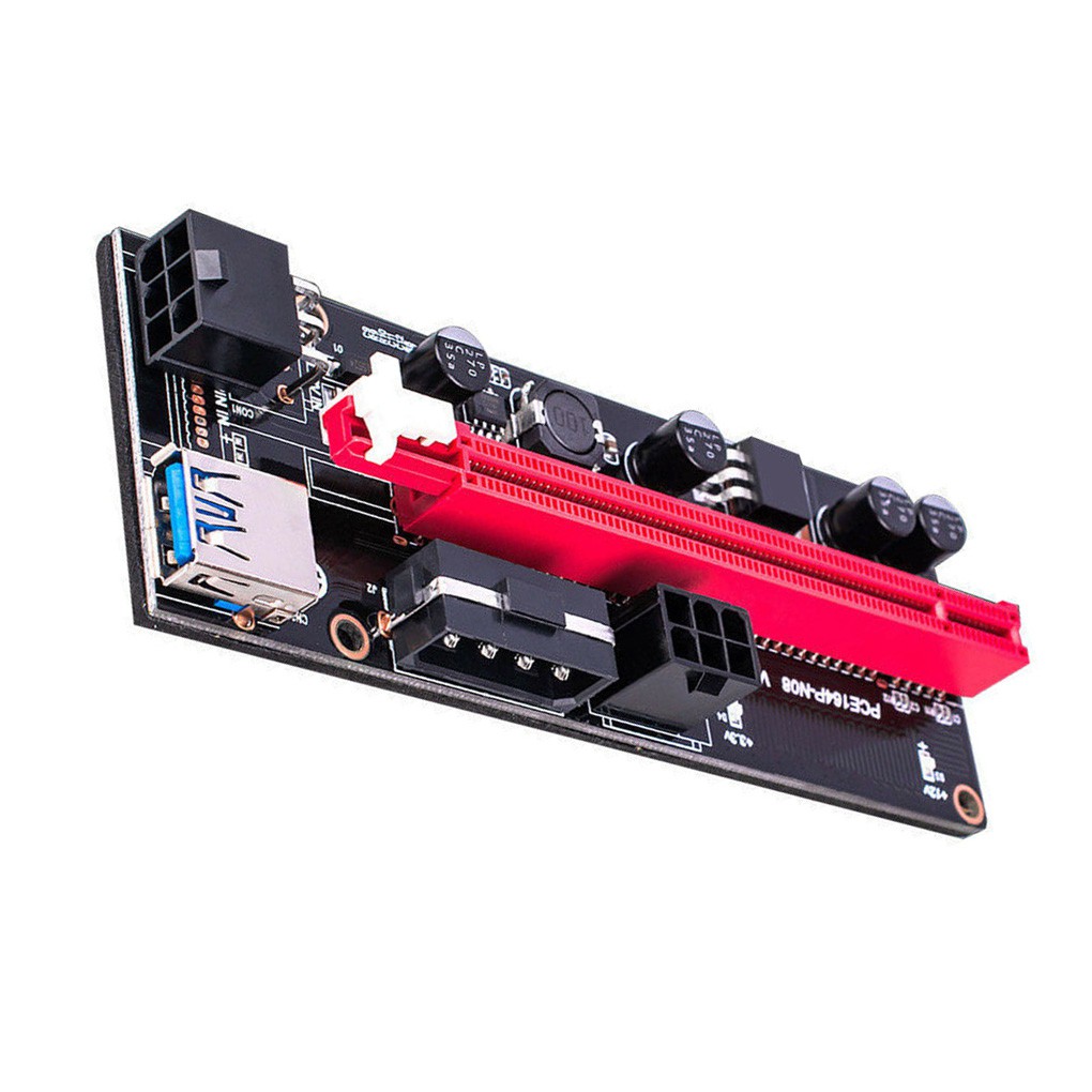 PCI-E Riser Board 1X to 16X GPU Extender Riser Card PCI-E USB 3.0 GPU ...