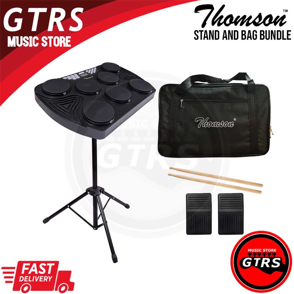 Thomson Tabletop Electronic Drum Set with Built in Speakers | Shopee ...