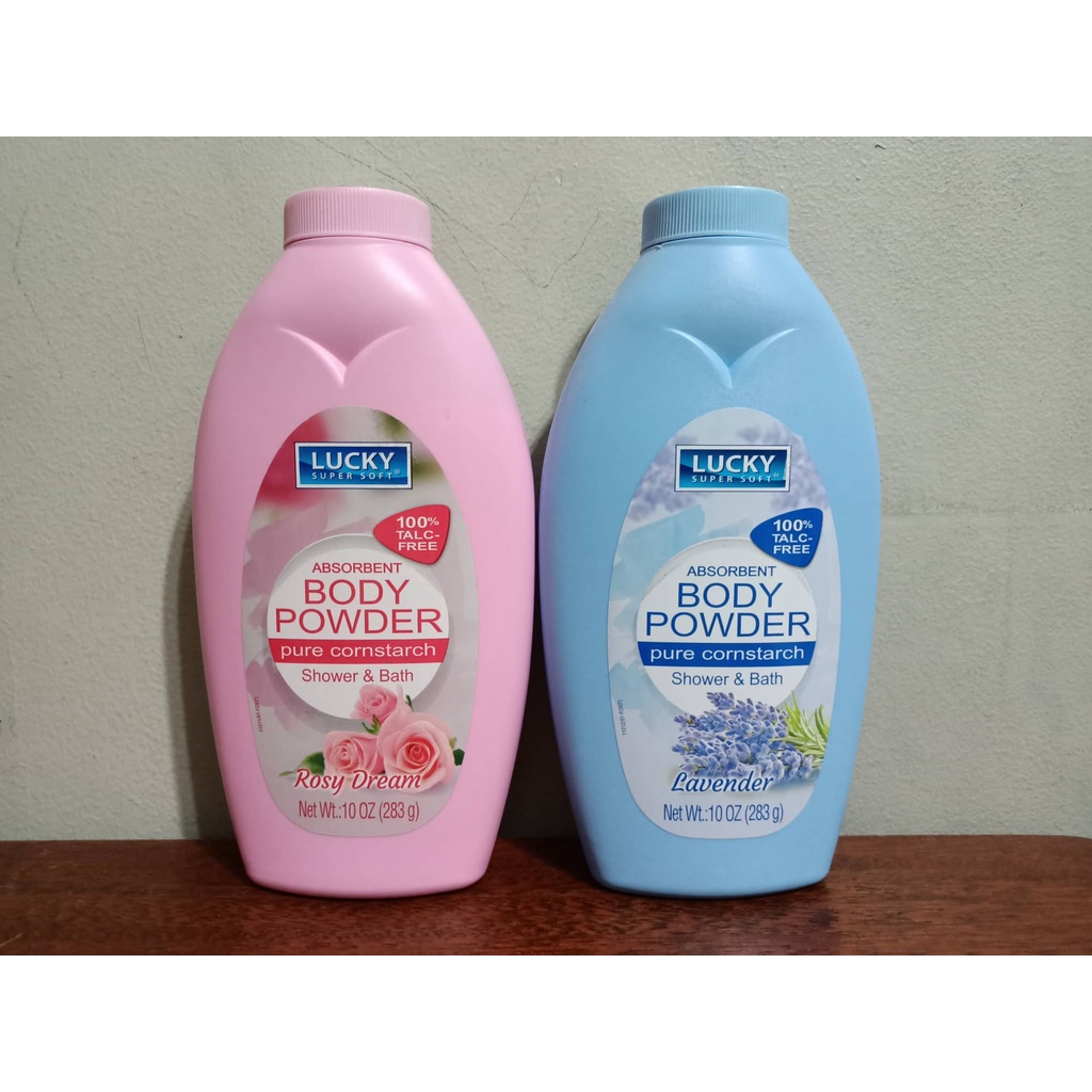 LUCKY Body Powder Pure Cornstarch Made in India 283g 100% AUTHENTIC ...