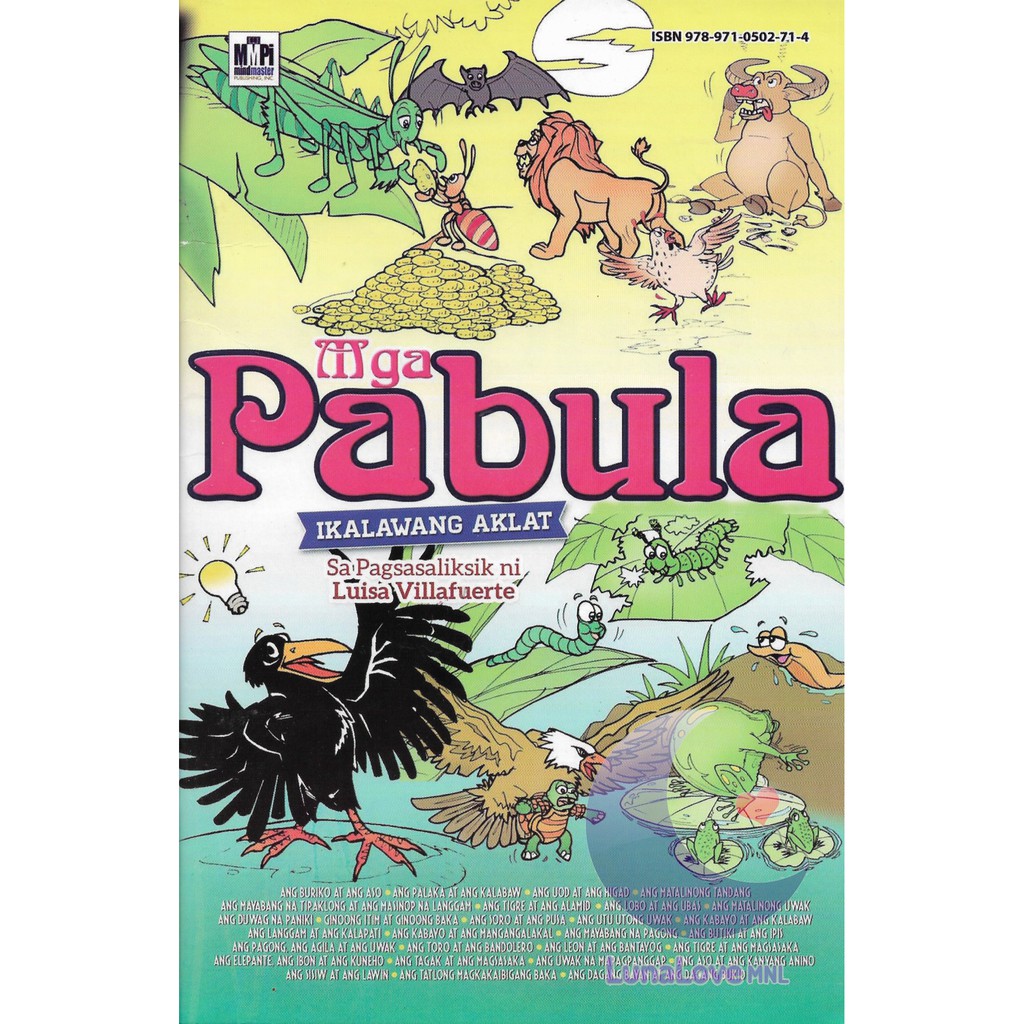 Mga Pabula Ikalawang Aklat | Filipino | Children’s Book | Shopee ...