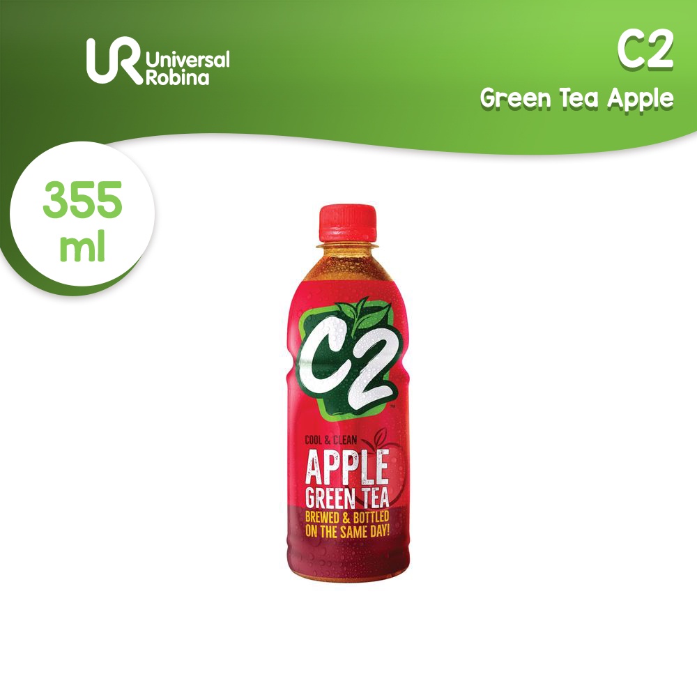 C2 Green Tea Apple Drink 355ml | Shopee Philippines