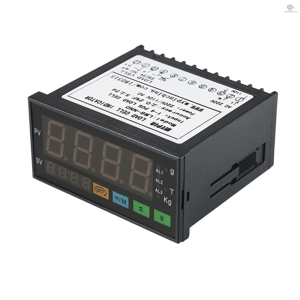 TLPH Digital LED Display Weighing Meter Load-cells Indicator 1~4 Load ...