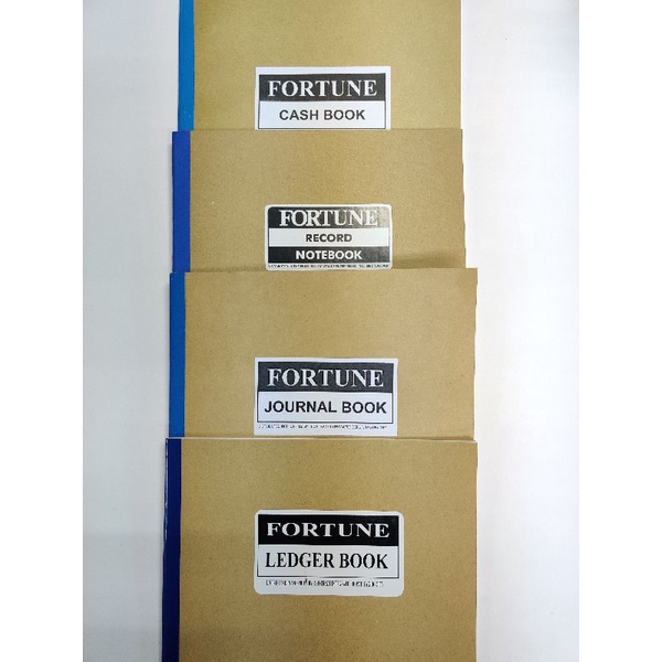 Fortune Journal Ledger Record Cash Notebooks for Bookkeeping | Shopee ...