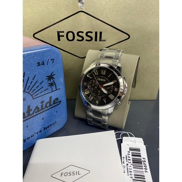 Fossil Grant Chronograph Mens Watch FS4994 | Shopee Philippines