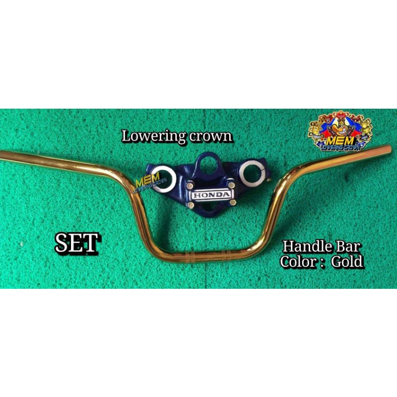 HONDA CB125 LOWERING CROWN SET WITH HANDLE BAR | Shopee Philippines