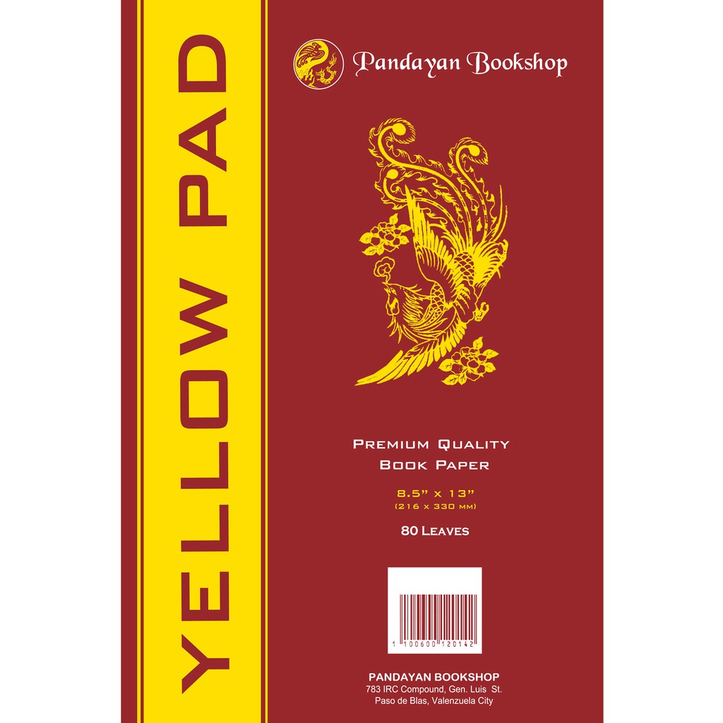 Pandayan Yellow Pad (1 Whole) | Shopee Philippines