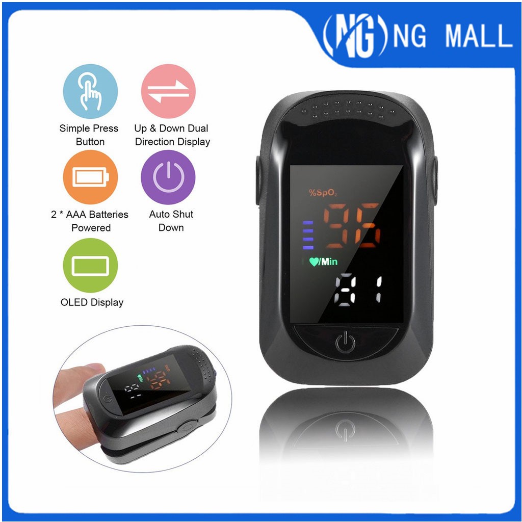 NG MALL Oximeter A2 Oximeter Mini Portable Pulse Oximeter OLED Display ...