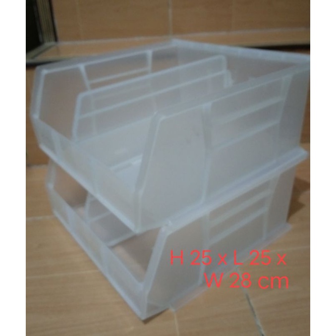 Dual Stackable Storage Bin | Shopee Philippines