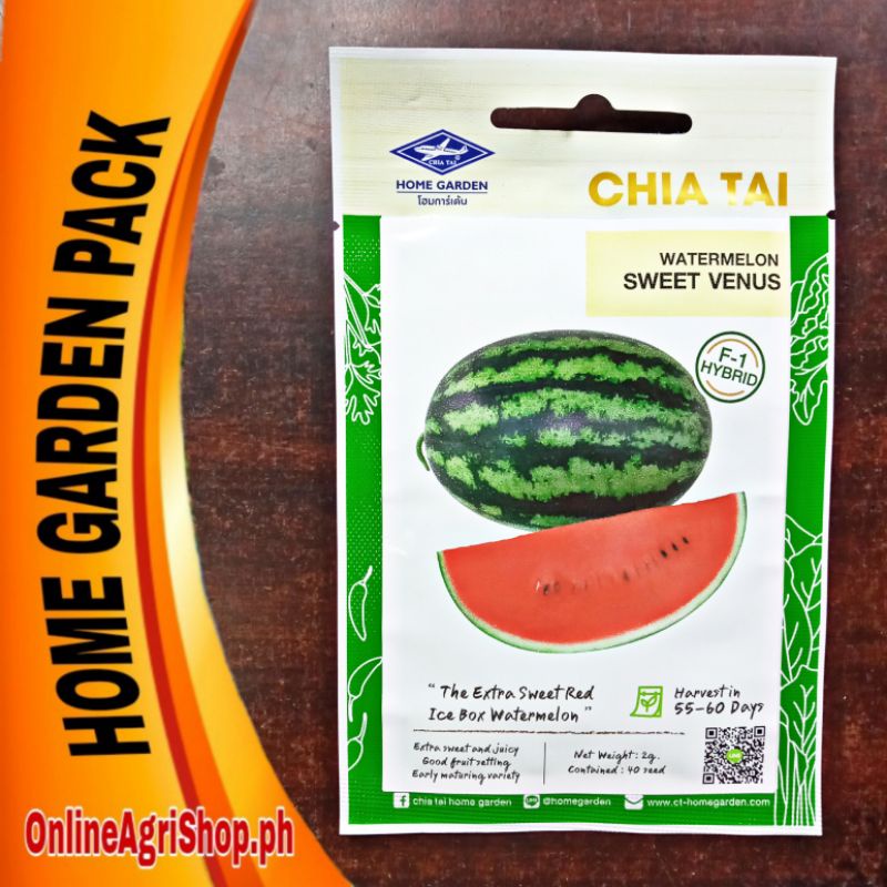 SWEET VENUS F1 HYBRID WATERMELON 2 GRAMS OR 40 SEEDS (CHIA TAI ...