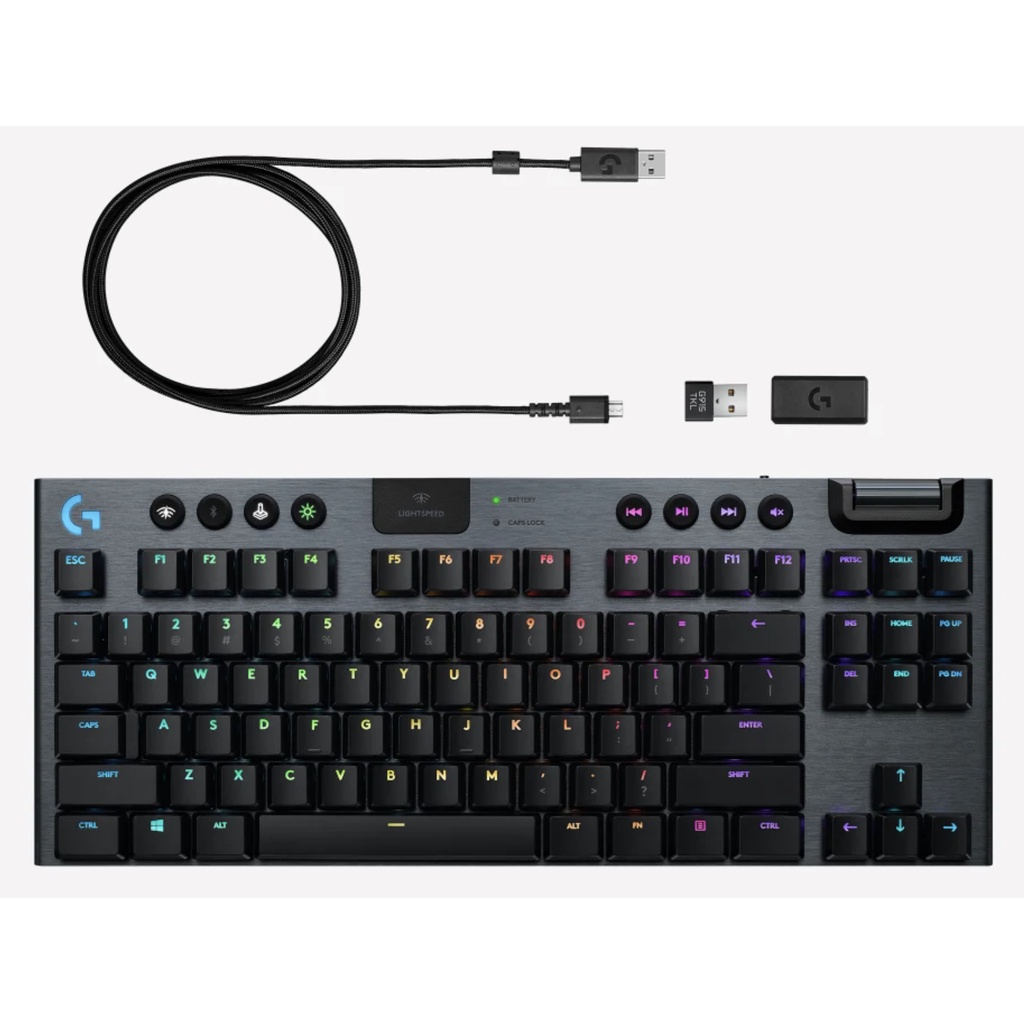 Logitech G913 TKL GL Brown Tactile Switch Lightspeed Wireless RGB ...