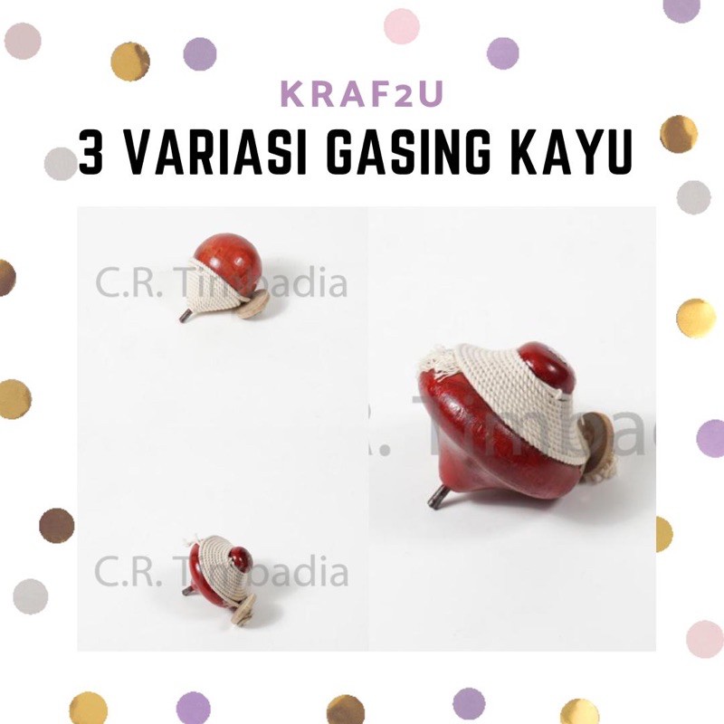 Gasing Traditional Kayu / Spinning Top / Gasing Kayu / Traditional ...
