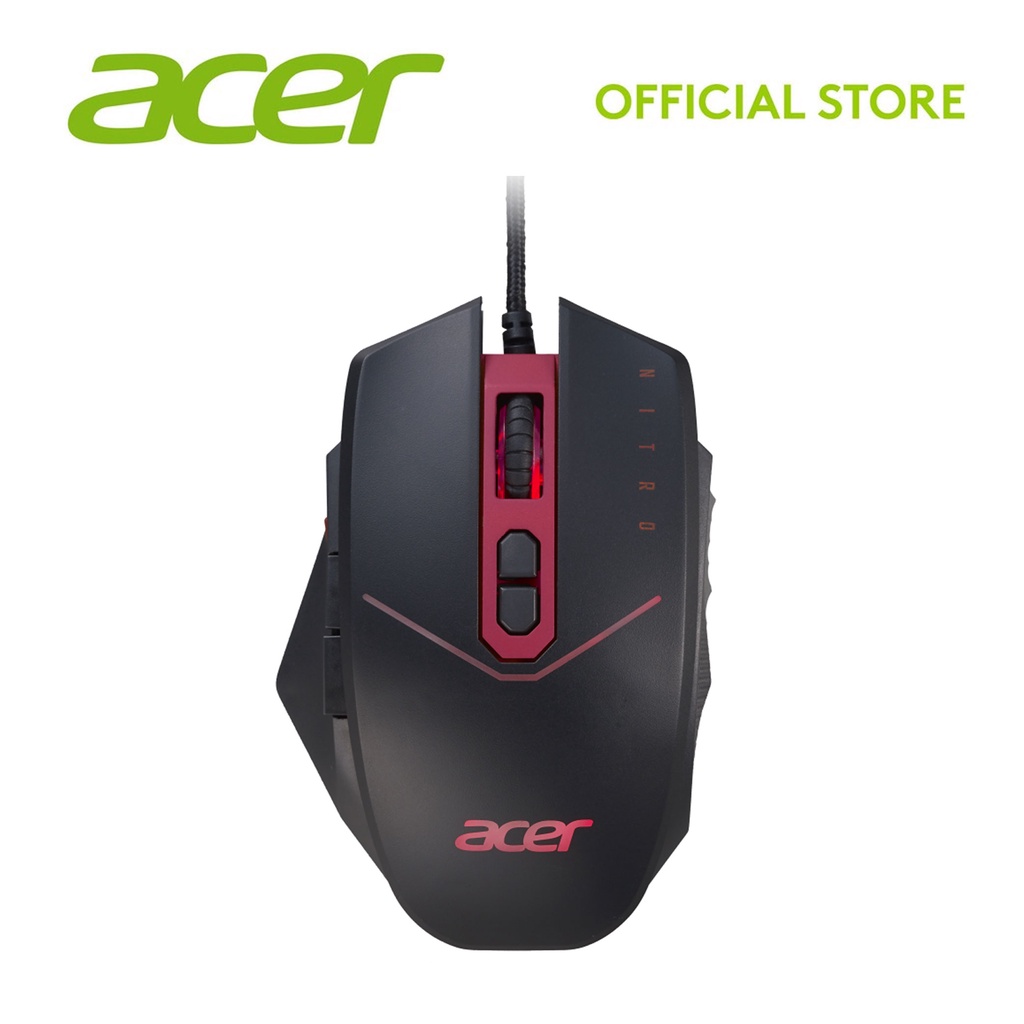 Acer NW120 Nitro Wired Gaming Mouse Black | Shopee Philippines
