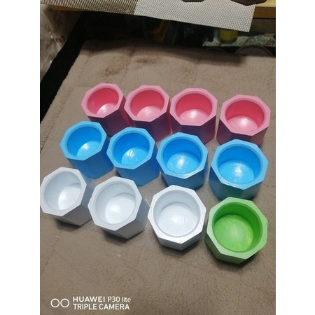 100 to 150 pcs Mini octagon pots for candle making and succulent plants ...