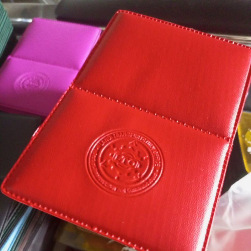 50pcs LTO DRIVERS LICENSE CARD HOLDER/GORDON/EMBOSSED PRINT | Shopee ...