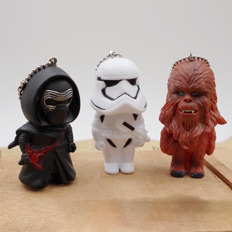 Disney Q Version Star Wars Storm Trooper Robot Jedi Knight Kylo Ren ...