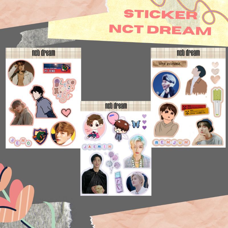 Nct DREAM Sticker | Nct Sticker | Nct Sticker NCT Edition DREAM uncut ...
