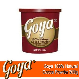 Goya 100% Natural Cocoa Powder Unsweetened in Cannister | Shopee ...