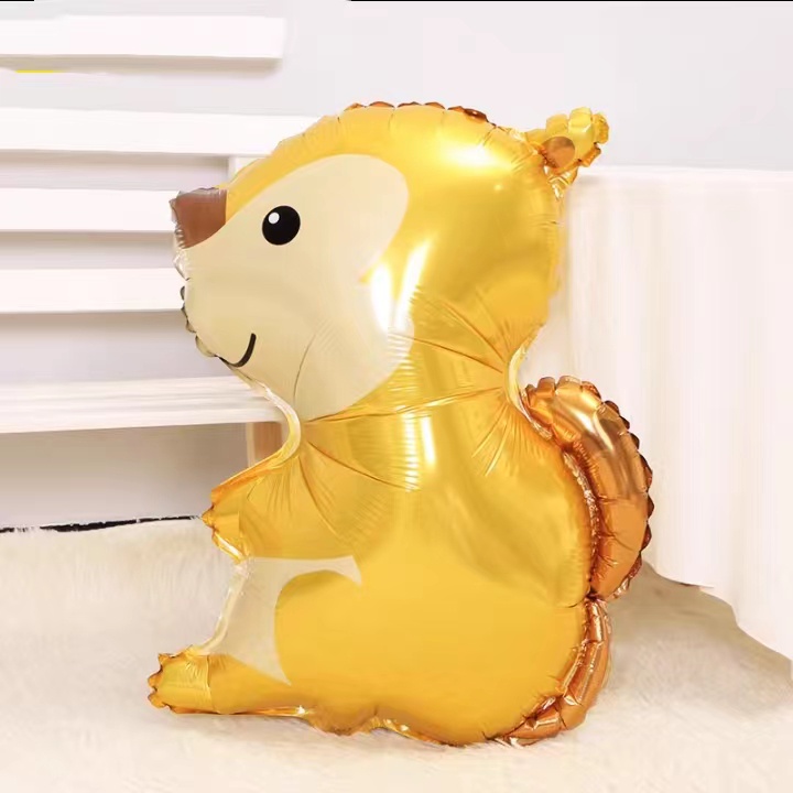 foil balloon 25 inch forest animal theme Jungle Squirrel happy birthday ...