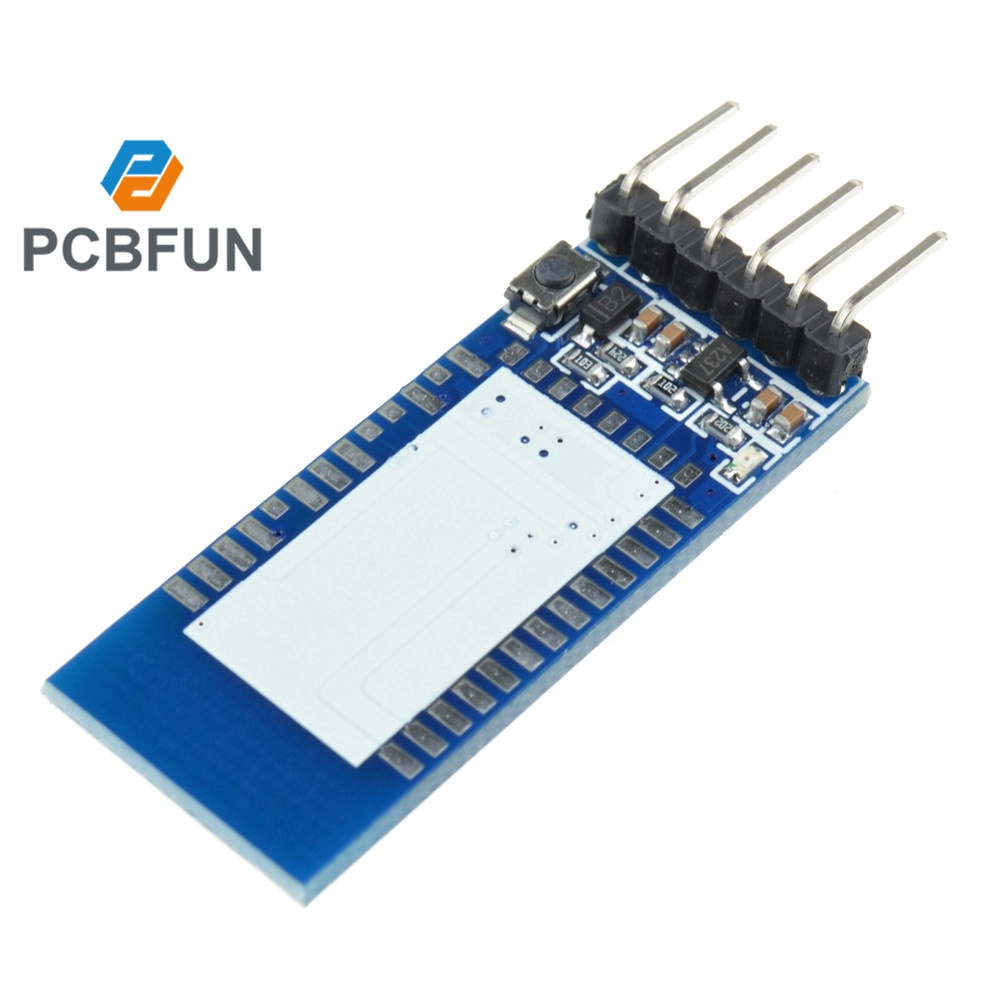 Pcbfun Hc-05 06 Bluetooth Serial Transceiver Module Base Board Enable Clear Button For Arduino ...