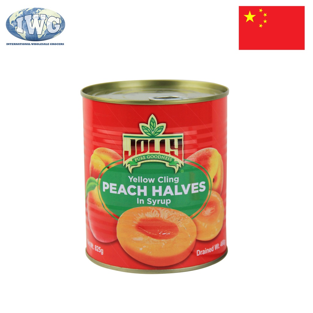 IWG JOLLY Peach Halves 825g | Shopee Philippines