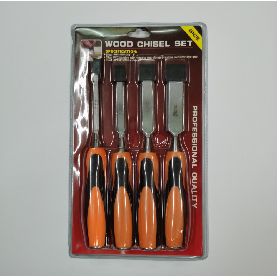 4pcs wood chisel set ( 1/4", 1/2", 3/4", 1" ) | Shopee Philippines