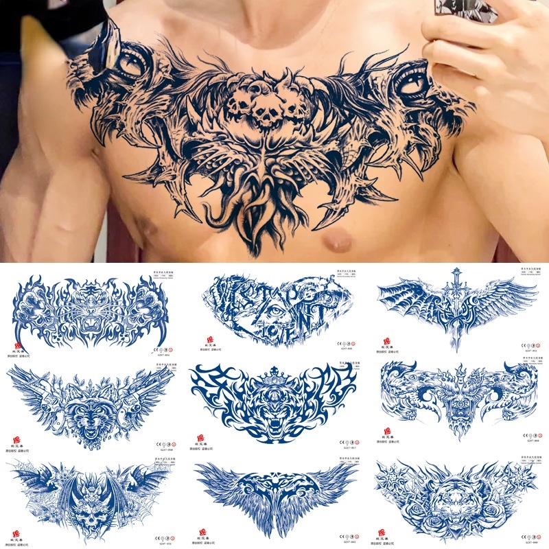 Symmetrical Chest Tattoos For Men