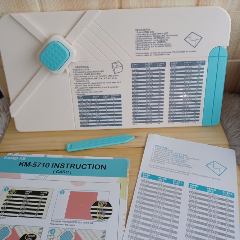 Envelope Punch Board Multipurpose Scoring Board KM-5710 | Shopee ...