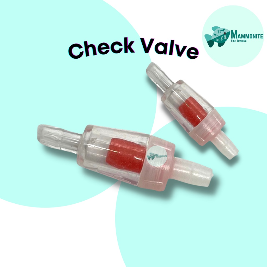 Aquarium Check Valve 1 Piece For Air Pumps Silicone Hose One Way Non ...