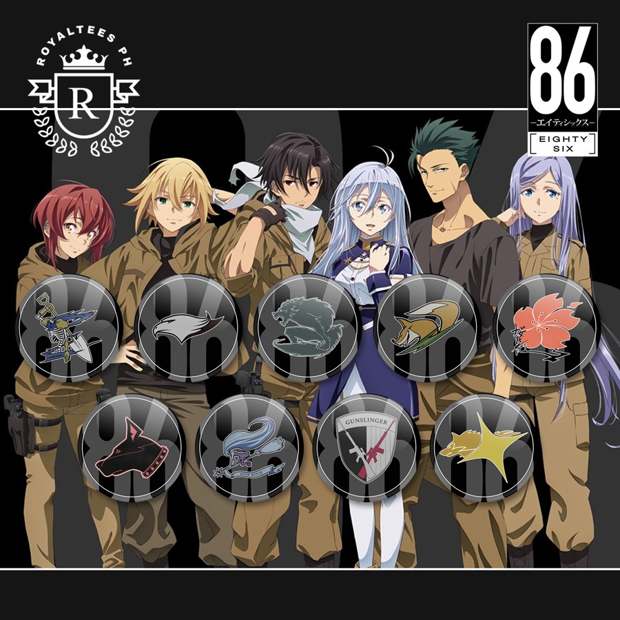 86 Eighty-Six Anime Button Pins / Badge | Shopee Philippines