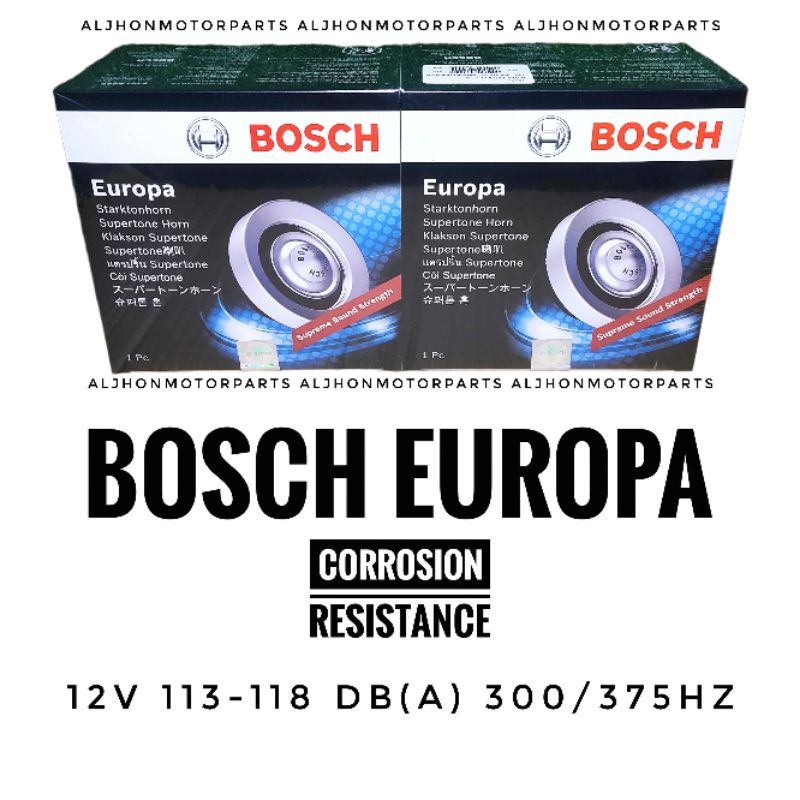 BOSCH EUROPA 12v 113-118dB(A) 300Hz/375Hz | Shopee Philippines