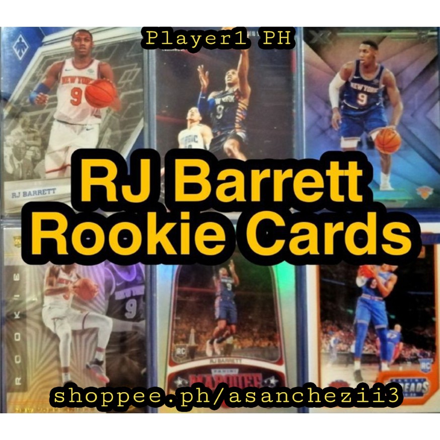 RJ Barrett NBA Rookie Card (RC)(Check Variation)(Instant Collection ...