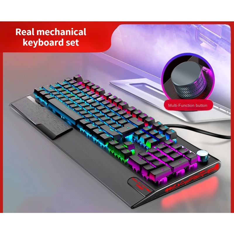 Sandblasted Aluminum Alloy Metal Panel K1000 Mechanical Keyboard Eating ...