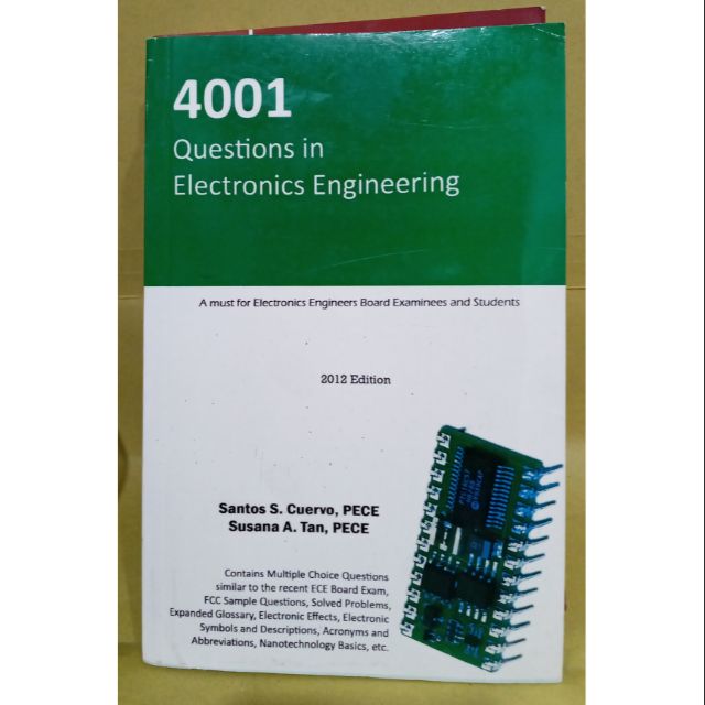 4001 QUESTIONS IN ELECTRONICS ENGINEERING | Shopee Philippines