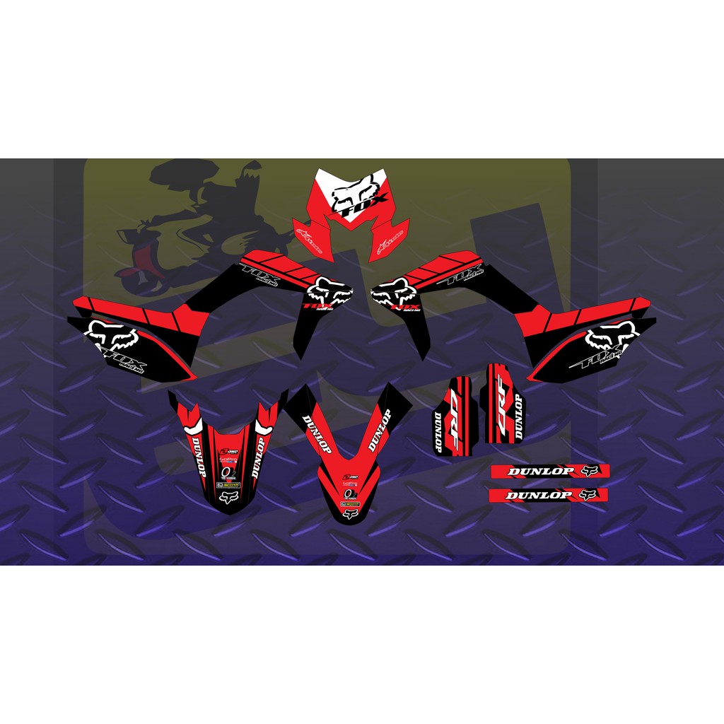 CRF 150L Decals Laminated - UniTop
