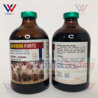 Davsaic Daviron Forte inj. Iron Dextran 20% + Vitamin B12 I.njectable ...