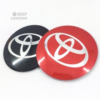 4x 56mm Toyota Logo Tire Wheel Hub Cap Covers Emblem Sticker | Shopee ...