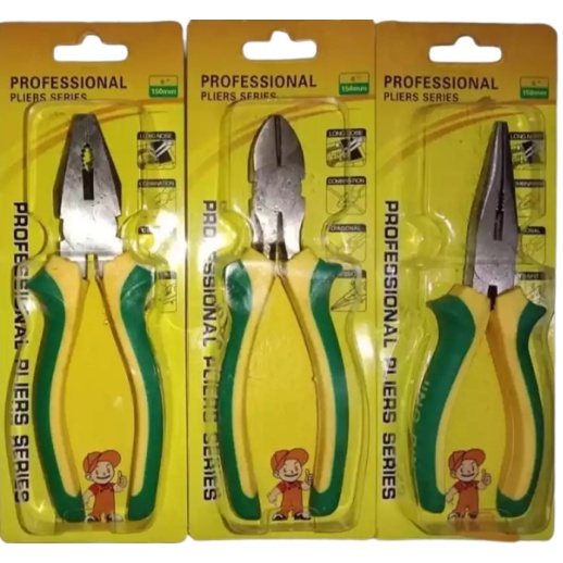 BOYU COMBINATION PLIER, LONGNOSE, CUTTER 6" HEAVY DUTY PER PIECE ...