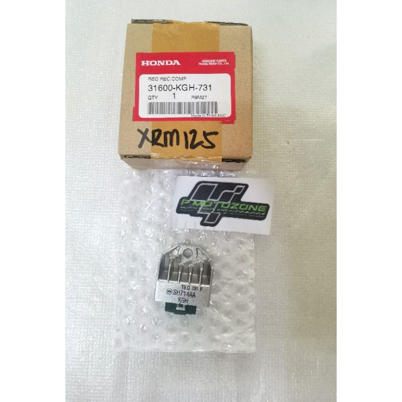 Regulator Rectifier Xrm125/Rs125/Wave125 Carburetor type, Honda Genuine ...