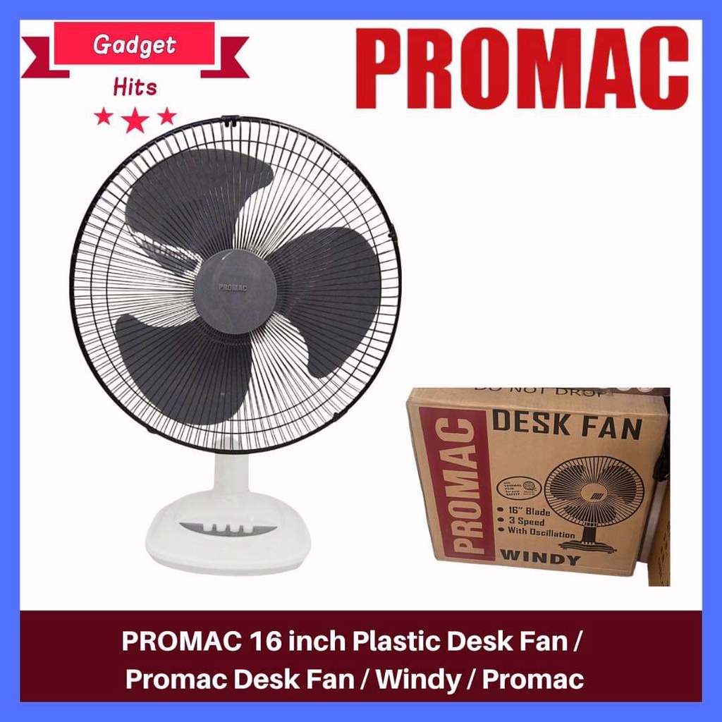 PROMAC 16 inch Plastic Desk Fan / Promac Desk Fan / Windy / Promac ...