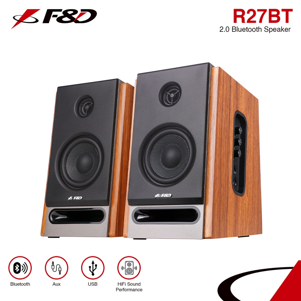F&D R27BT Multimedia Bluetooth Speaker | Shopee Philippines